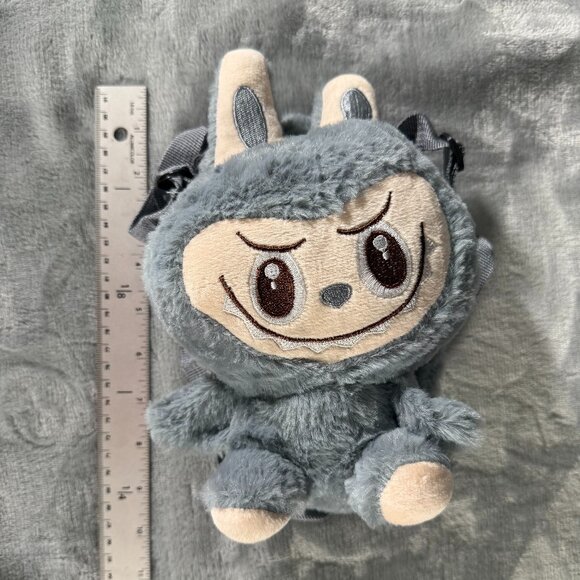 Toys | Lafufu Monster Stuffed Animal With Pouch And Carrying Strap Grey ...